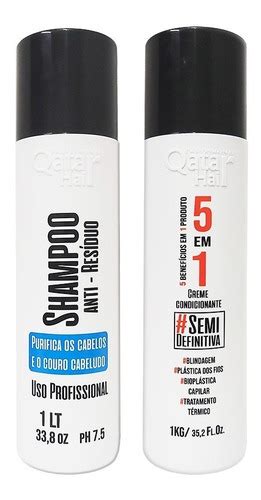 Qatar Hair Escova Em Progressiva Kit Completo Nova Parcelamento Sem Juros