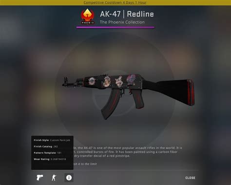 AK 47 Czerwona Linia Redline FT Naklejki Kielce Kup Teraz Na