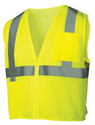 Self Extinguishing Mesh Safety Vest Pyramex Rvz21se Series Type R