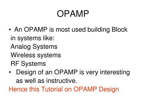 Ppt Mixed Signal Vlsi Design A Tutorial On Design Of A Two Stage Opamp Powerpoint