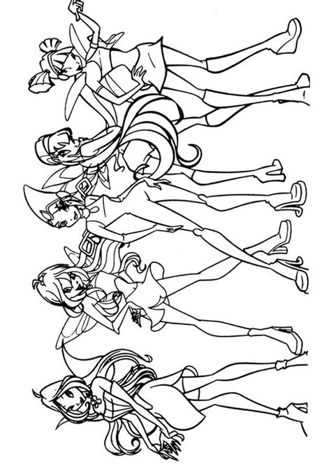130 Disegni Delle Winx Club Da Colorare Coloring Book Art Sailor