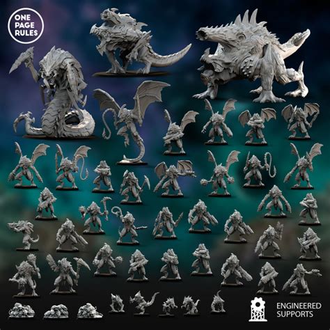 3d Printable Alien Hives Army Bundle 1 By One Page Rules