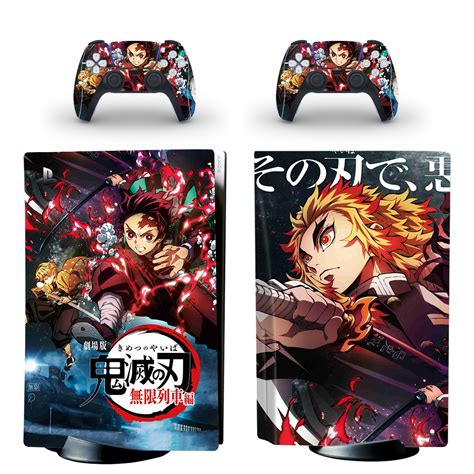 Demon Slayer Kimetsu No Yaiba Ps5 Skin Sticker Decal