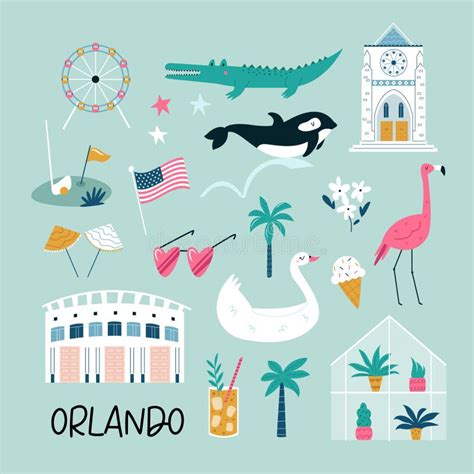 Diseño De Círculo De Composición Colorida Con Famosos Símbolos