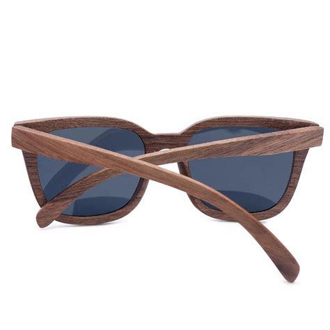 Black Walnut Wood Polarized Sunglasses In Wooden Box Sunglasses Men