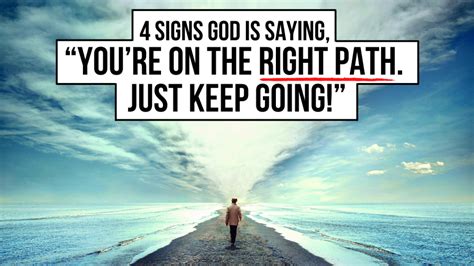Signs God Is Saying Youre On The Right Path Agw Ministries