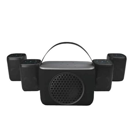 Rocksteady Rs2 Cmbo4 1 Stadium Combo 4 Pack And Subwoofer 2 0 Rs2 Cmbo4 1 The Home Depot