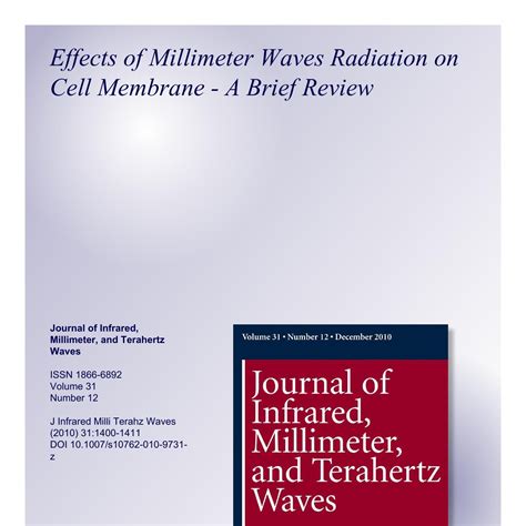 Effectsofmillimeterwavesradiationonpdf Docdroid