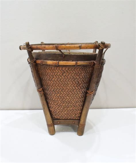 Basket Philippines Ifugao Kayaband Patoto Woven Carrie Rattan Basket