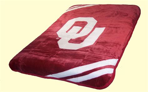 Imported Blankets Ncaa Blankets Twin Oklahoma Mink Blanket