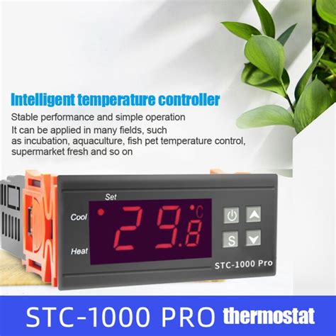 Controlador De Temperatura Digital Stc 1000 Pro Termostato Led Para