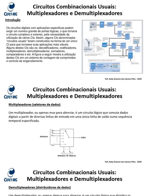 mux demux pdf eletrônicos digitais circuito integrado