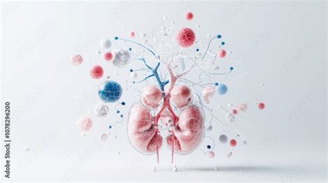 Detailed Anatomical Illustration Of The Human Urinary Tract Showcasing