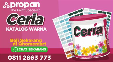 Katalog Warna Cat Propan Ceria And Contoh Warnanya