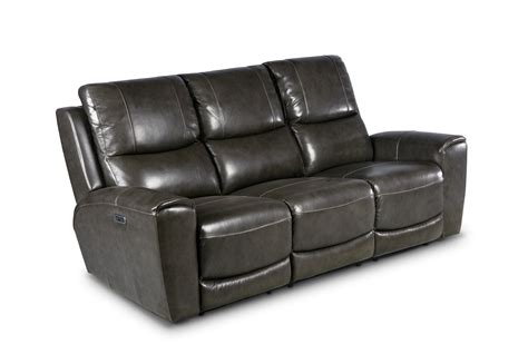 Leather Collection Contemporary Style Power Recliners Usb Charging