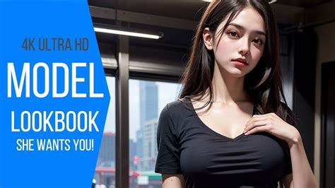 4k Ai Daily A Pretty Girl In The Subway Lookbook Amazing Youtube