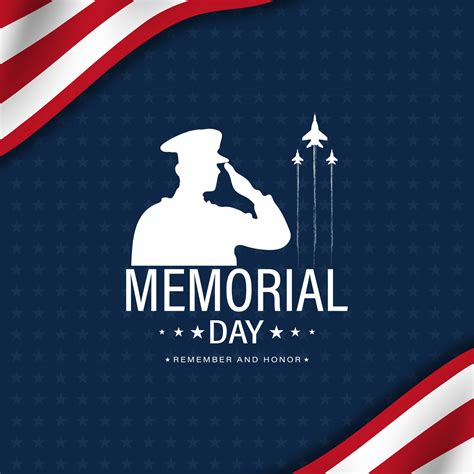 Us Memorial Day Vector Illustration 22035309 Vector Art At Vecteezy