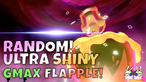 Live Ultra Shiny Random Gigantamax Flappleappletun Pokemon Sword And