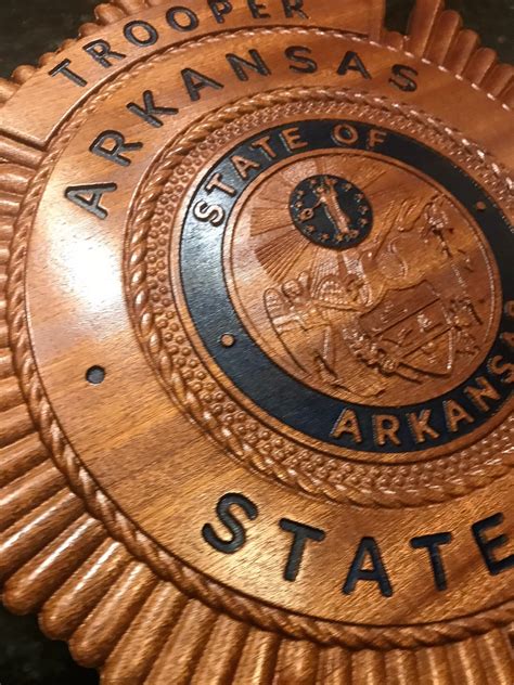 Arkansas State Police Troopers Badge Etsy