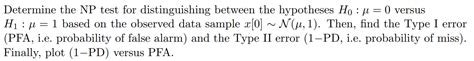 Determine The Np Test For Distinguishing Between