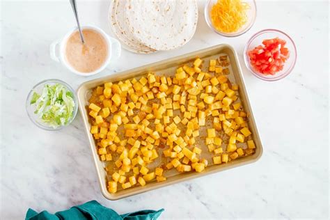 Spicy Potato Soft Tacos Snacking In Sneakers