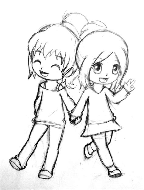Anime Friends Drawing At Getdrawings Free Download