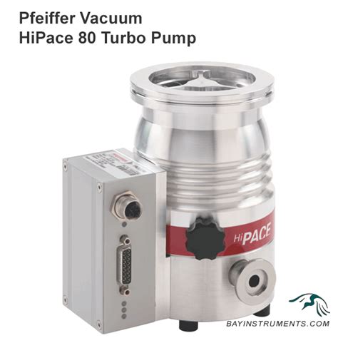 Hipace 80 Turbopump With Integrated Tc 110 Bay Instruments Llc
