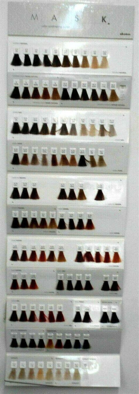 Davines Mask Color Chart Paleta De Colores Davines Ha