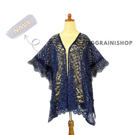 Jual Cardigan Brokat Kebaya Brokat Outer Brokat Atasan Brokat Baju