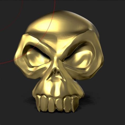 3d Printable 3d Models World Of Warcraft Style Skull By David Martin