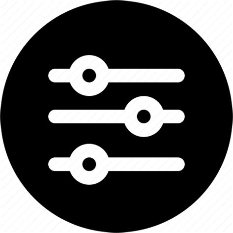 Adjust Control Button Level Settings Adjustment Icon Download On Iconfinder