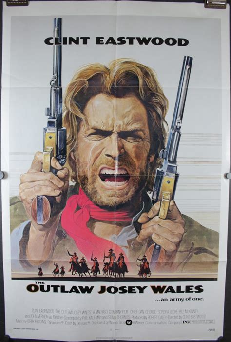 OUTLAW JOSEY WALES Original Vintage Clint Eastwood Western Movie
