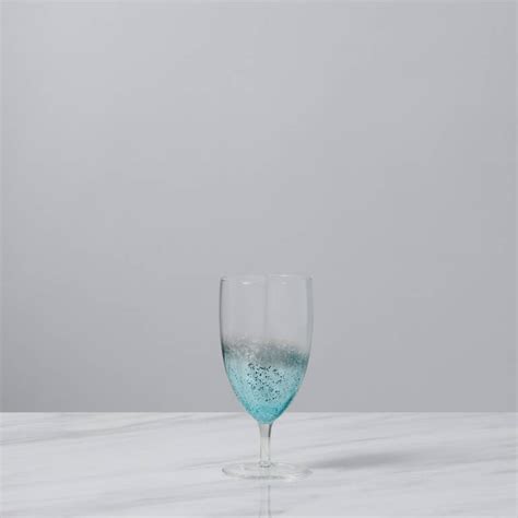 Shimmer Goblet Aqua Urban Barn