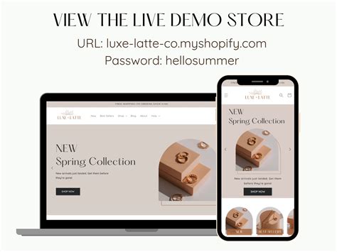 Shopify Theme Template Jewelry Boutique Boho Aesthetic Etsy