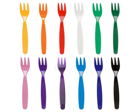 Small Fork Reusable Polycarbonate Cutlery Harfield Tableware