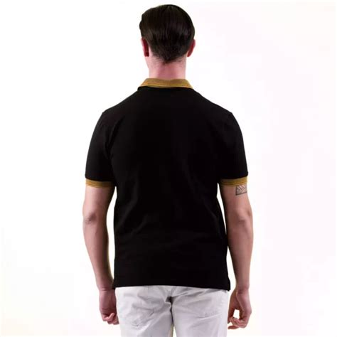 Bold Black Polo T Shirt Snover