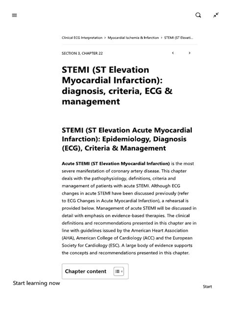 Management Of Stemi Pdf