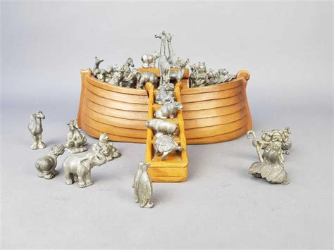Lot A Model Depicting Scene Of Noahs Ark