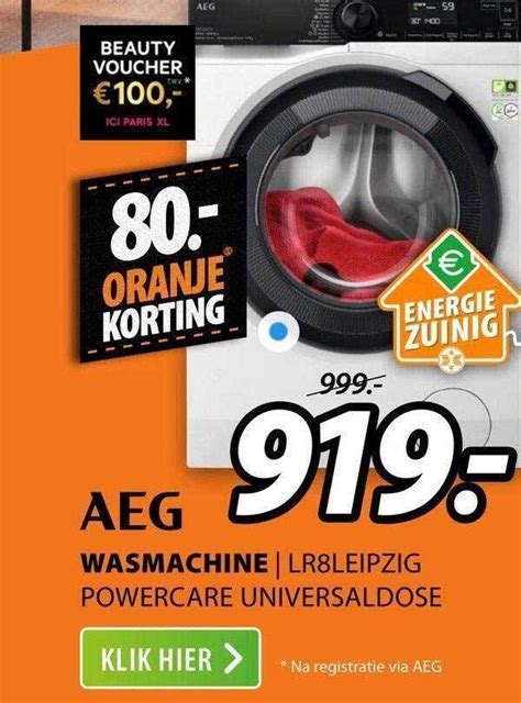 Aeg Wasmachine Lr8leipzig Powercare Universaldose Aanbieding Bij Expert