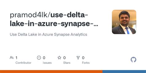 GitHub Pramod Lk Use Delta Lake In Azure Synapse Analytics Use Delta Lake In Azure Synapse
