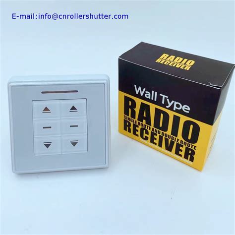 AC228 01 86 Size Wall Type Receiver For AC Tubular Motor Rolling