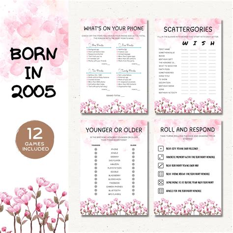 18th Birthday Party Games For Her 18th Birthday Party Games Born In