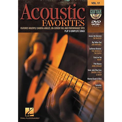 Hal Leonard Acoustic Favorites Guitar Play Along Dvd Volume 17