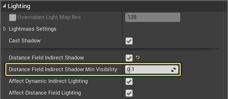 Mesh Distance Fields Settings Unreal Engine Documentation