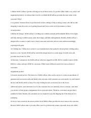 Mgm Case Study Docx Define M M Lafleur S Product Offering Across