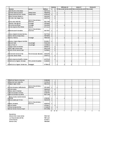 Listado Pdf