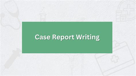 Case Report The Good Research Project