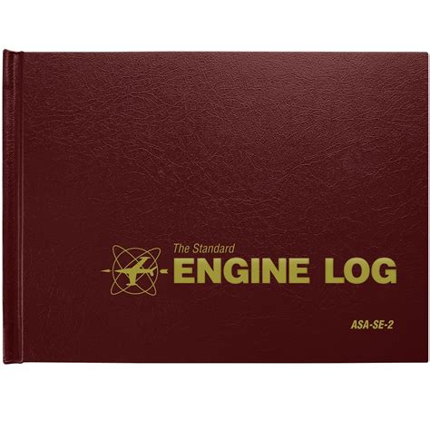 Asa Standard Engine Log Book Pilot Gear Australia
