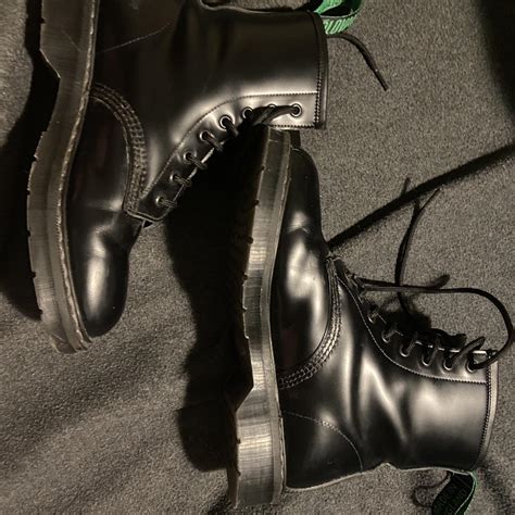 Solovair Boots Worn Once Uk Size 6 12 In Mens Depop