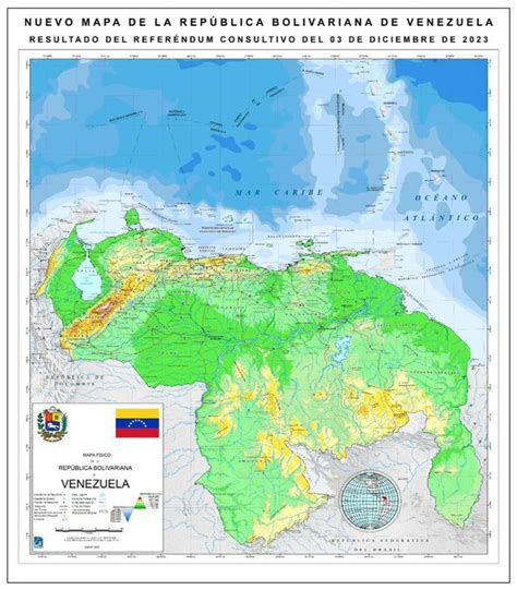 Nuevo mapa de la República Bolivariana de Venezuela La Lupa Digital
